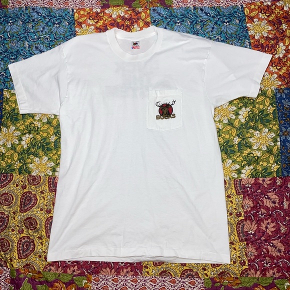 Shirts | Vintage Single Stitch Buck The System Pocket Tee Size Xl ...